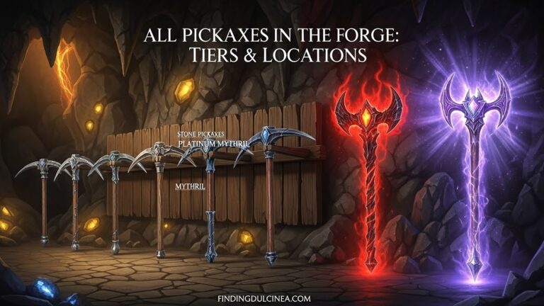 All Pickaxes in The Forge: Locations & How to Get May 2026