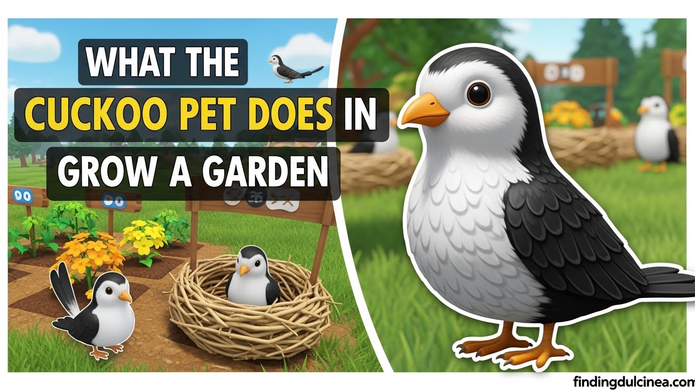 What the Black Bird Pet does in Grow a Garden (January 2026)